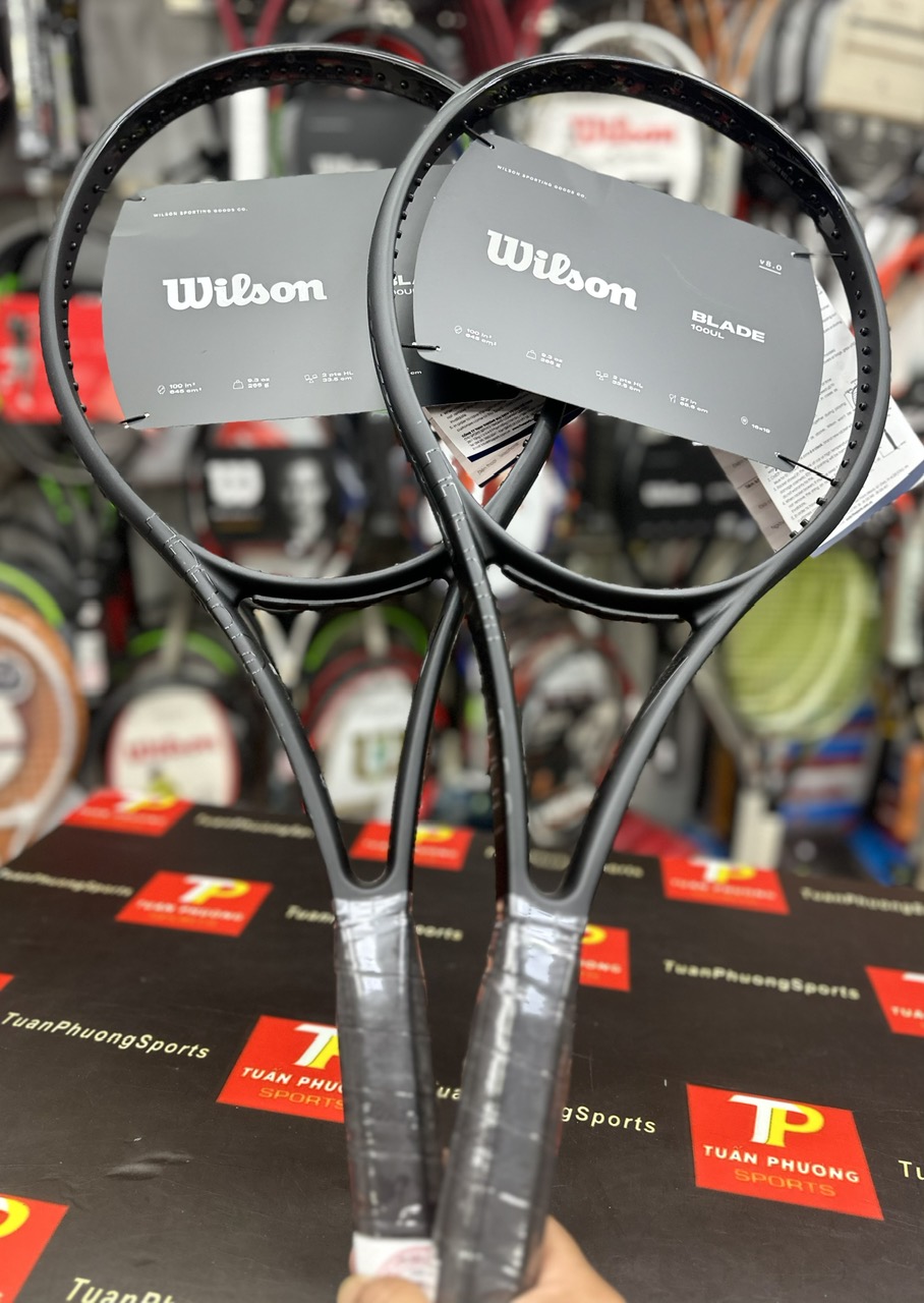 VỢT TENNIS WILSON BLADE 100UL V8 (265GR) NOIR LIMITED - TuấnPhươngsportsTuấnPhươngsports