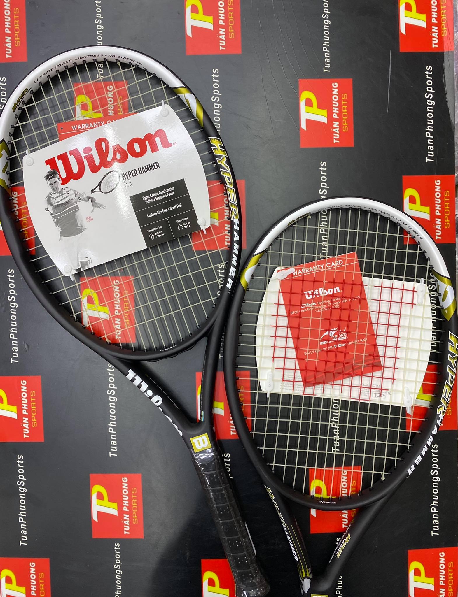 Vợt Tennis WILSON HYPER HAMMER 5.3 WRT5956102 236g ...