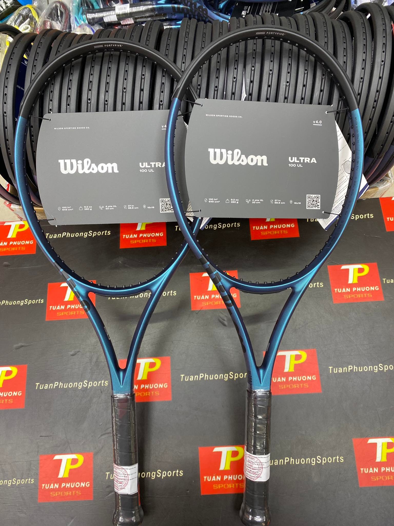 Vợt tennis Wilson Ultra 100UL V4 - TuấnPhươngsportsTuấnPhươngsports